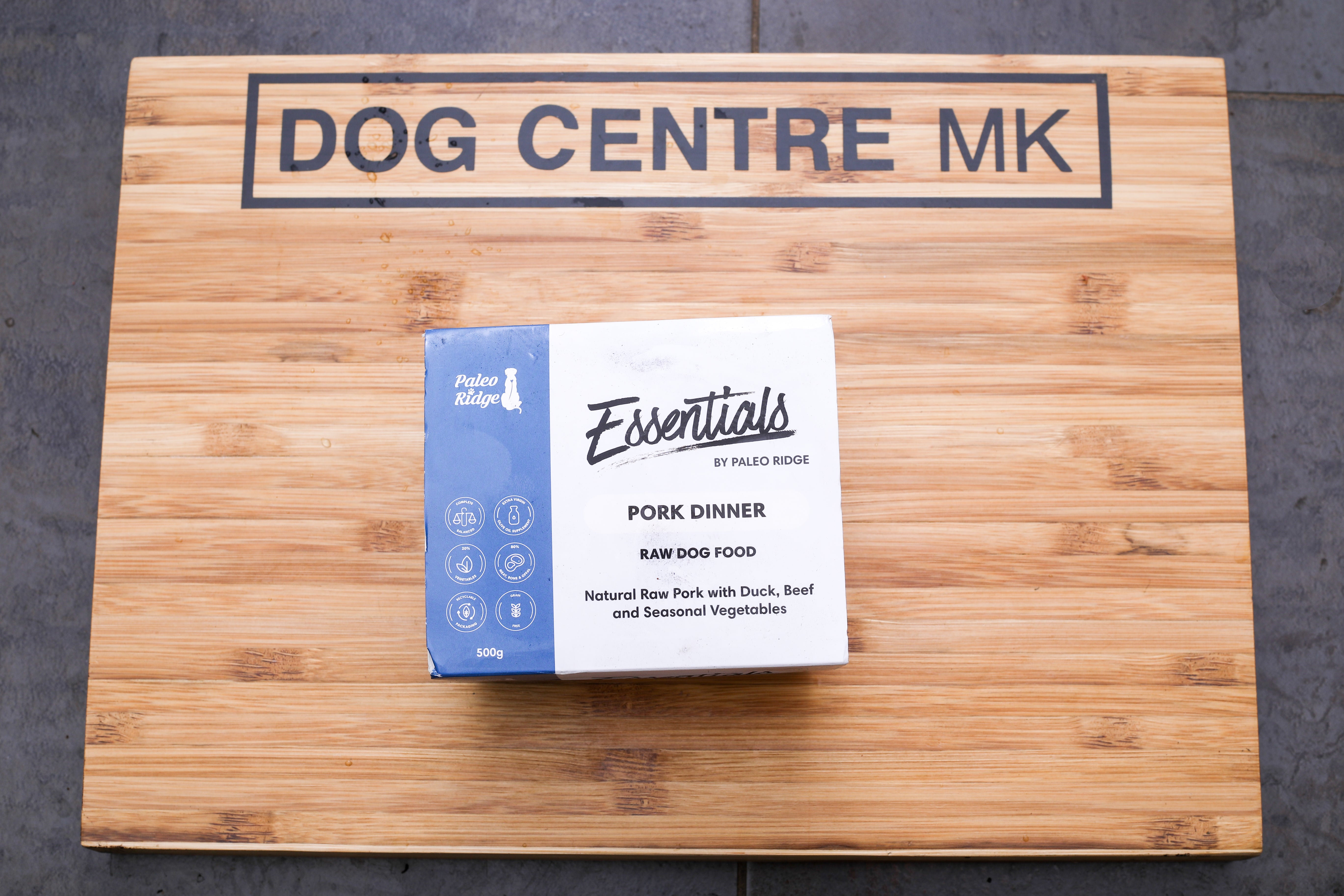 Paleo Ridge Essentials Pork Dinner 500g – Dog Centre